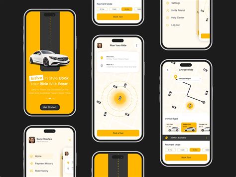 On Demand Taxi Booking App Portfolio Bmv System Integration