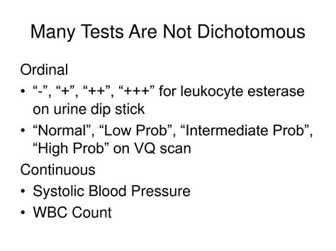 Ppt Assessing Information From Multilevel Ordinal And Continuous Tests Powerpoint
