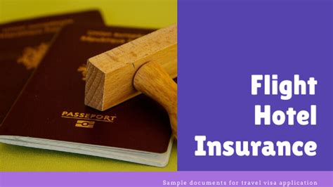 Sample Flight Reservation For Visa Hotel Itinerary For Visa Sample