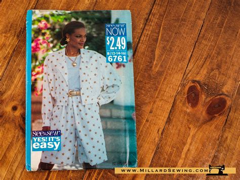 See And Sew 6761 By Butterick 1993 Misses Jacket And Split Skirt