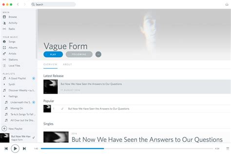 This Light Spotify Theme For Mac Is A Tribute To Rdio Design The Verge