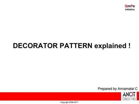 Design Patterns Decorator Pattern Ppt Programming Languages Computing