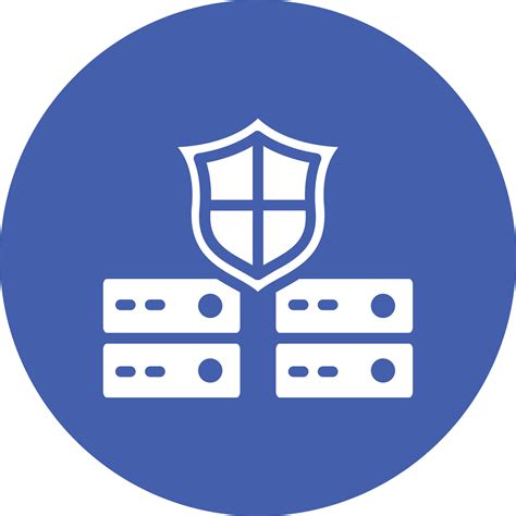 Secure Database Vector Icon Vector Icon 37137183 Vector Art At Vecteezy