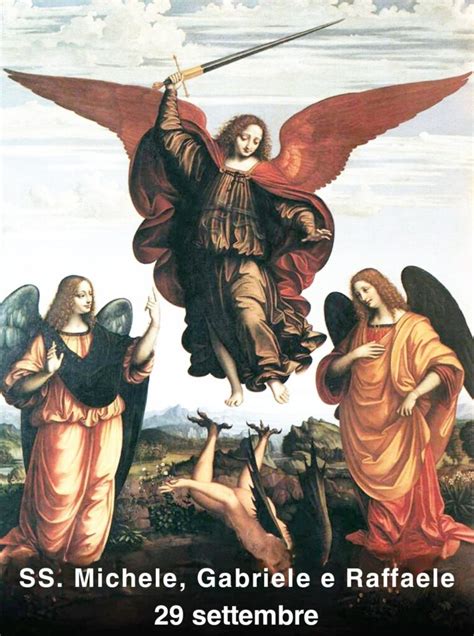 Santi Michele Gabriele E Raffaele 29 Settembre