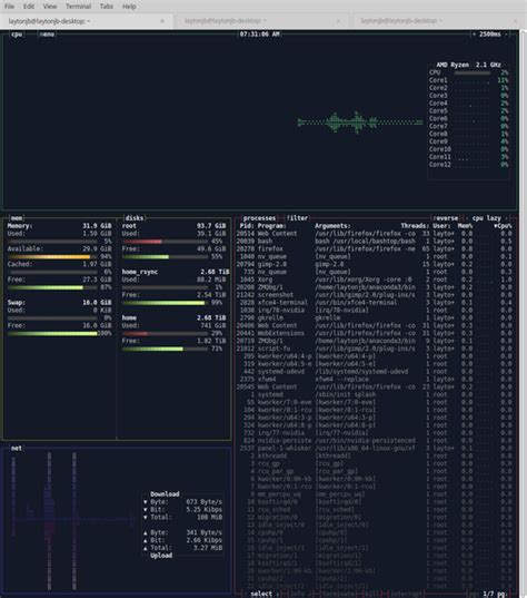 Bashtop A Gorgeous Top Like Tool Admin Magazine