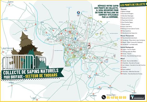 Thouarsais Déposez vos sapins aux points de collecte Saumur Kiosque