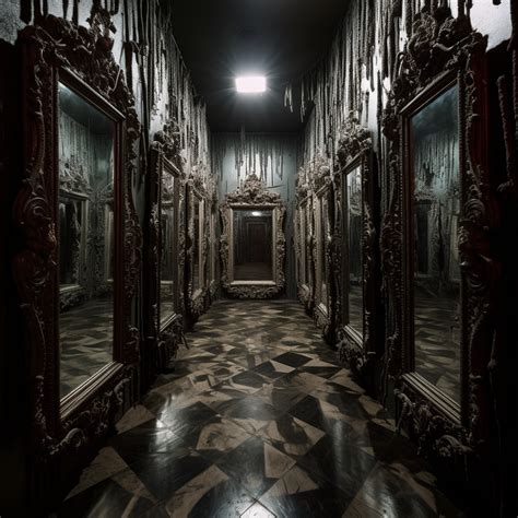Creepy Hall Of Mirrors By Obsidianplanet On Deviantart