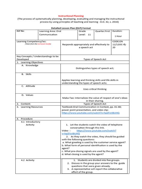 Dlp Oral Com Output 2 Pdf Learning Cognition