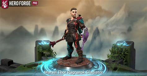 Marvel Thor Ragnarok Gladiator Made With Hero Forge
