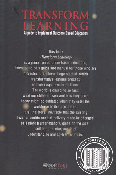 Transform Learning എഴുതിയത് ഒരു സംഘം ലേഖകര്‍ വിഷയം പാഠപുസ്തകം Isbn