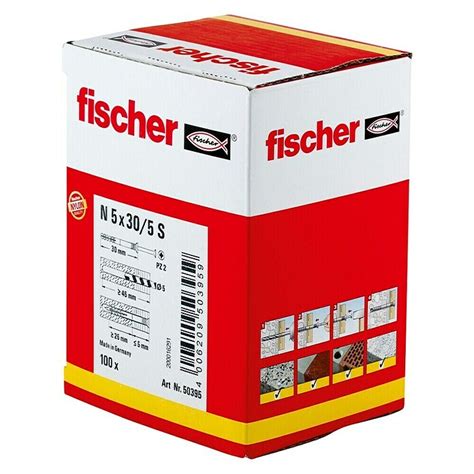 Fischer Spijkerpluggen Ø X L 5 X 30 Mm 100 St Bauhaus