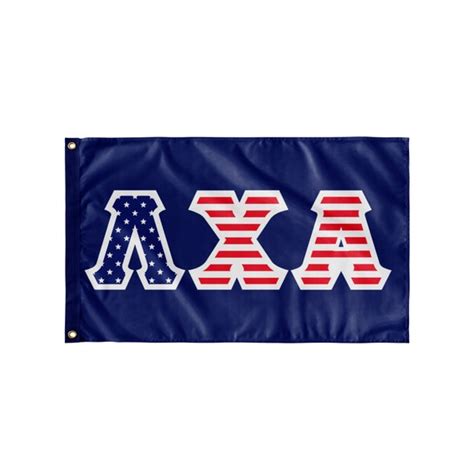 lambda chi alpha american letter flag etsy