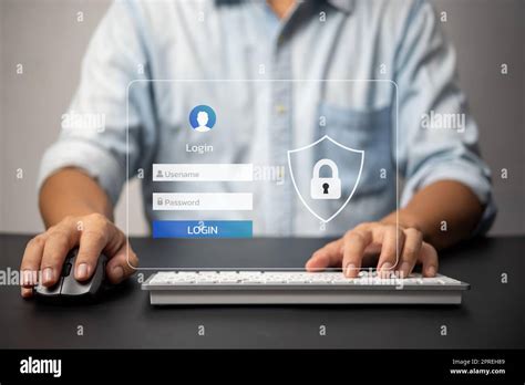 Protection Personal Data Against Hackers Security Internet Access Of