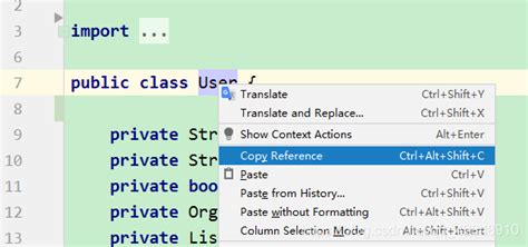 Idea快速获取类的全限定名包名类名idea获取全类名 Csdn博客