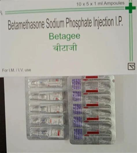 Betamethasone Sodium Phosphate Injection 1 Ml At 100 Piece In Bhopal