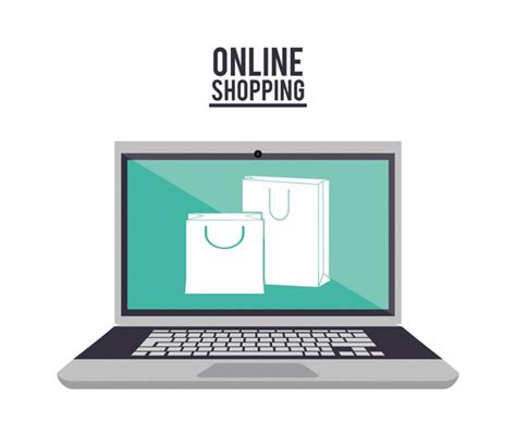 온라인 전자 상거래 및 미디어 디자인 쇼핑 프리미엄 벡터