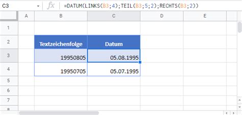 Textzeichenfolge In Datum Umwandeln Excel Google Sheets Automate