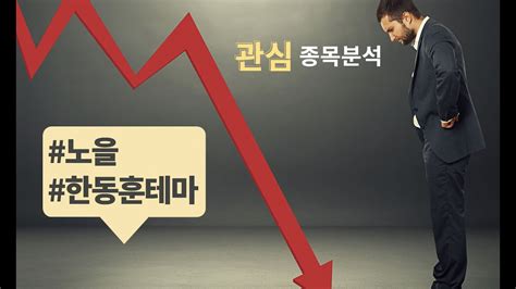 주식투자 노을 한동훈 테마 박스권 돌파 눌림목 분석노을 오리콤 오파스넷 금비 Pn풍년 남화토건 Youtube