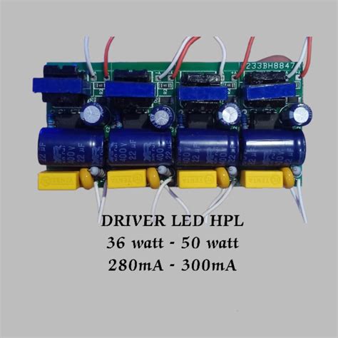 Jual Driver Led Hpl Ac Dc 36watt 50watt Hpl 1watt Shopee Indonesia