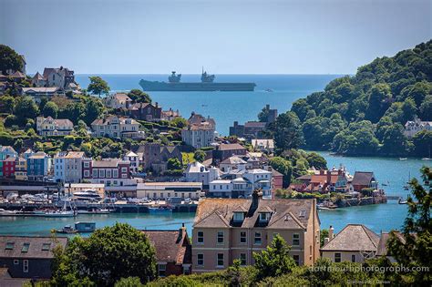 HMS Queen Elizabeth Just Outside Dartmouth From Britannia Royal Naval Colleg Dartmouth Photos