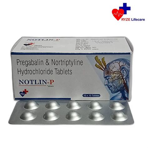 Pregabalin Nortriptyline Tablets Nervite Latest Price Manufacturers