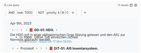 Display Error Of Nested Todos In Search Queries Bug Reports Logseq