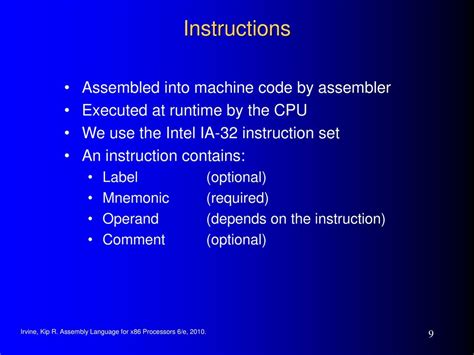 Assembly Language For X86 Processors 6th Edition Ppt Download