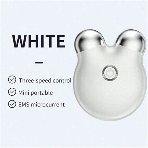 Portable Electric Face Lift Roller Massager Ems Microcurrent Vibration