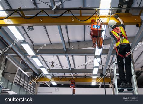 Engineers Inspecting Hooks Lifting Safety Crane Stock Photo Shutterstock
