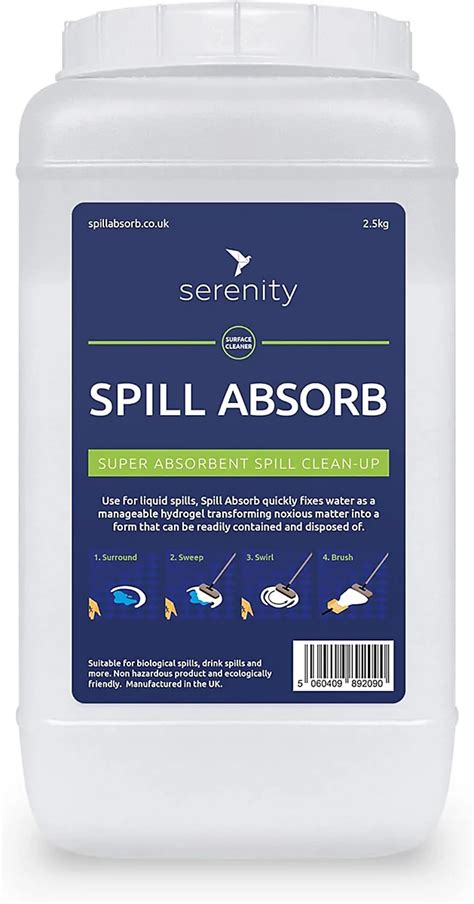 Spill Absorb Instant Liquid Clean Up 25 Kg Tub