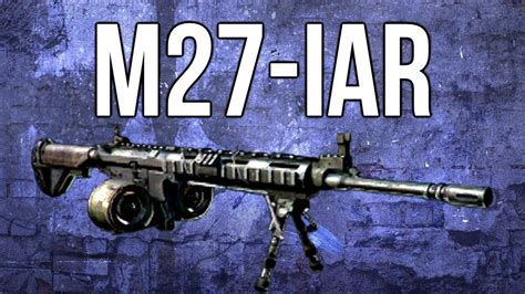 Ghosts In Depth M27 Iar Lmg Review And Stealth Class Youtube