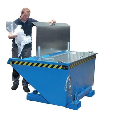 Chip Container EXP 1200L Tipper Container With Rollover System