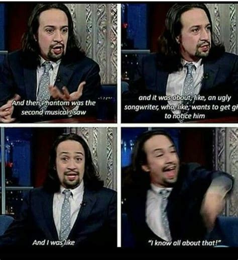 Lin Manuel Miranda Talking About Phantom Of The Opera Is Priceless