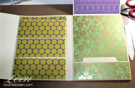 File Folder Folio Tutorial Colorado Leens Craft Room