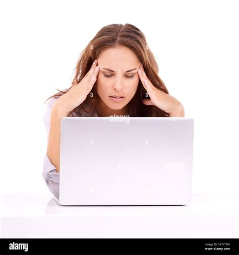 Struggling To Face Her Mounting Workloadstressed Businesswoman With