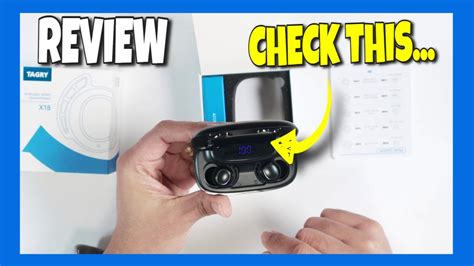 Tagry X18 Headphone Earbuds Unboxing Youtube