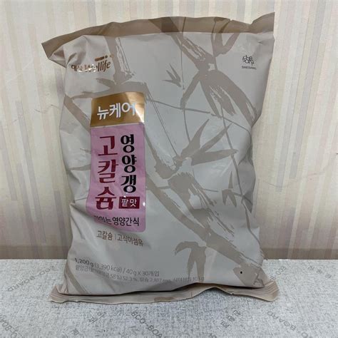 무료배송 뉴케어 고칼슘 연양갱 팥맛 30개입 세컨웨어헬로마켓