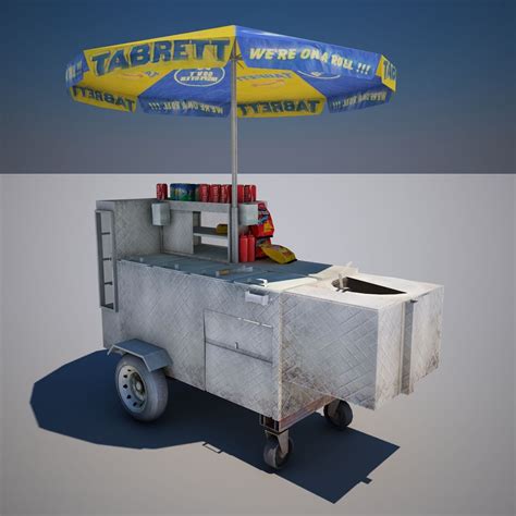 핫도그 공급 업체 3d 모델 49 Obj Max Fbx 3ds Free3d