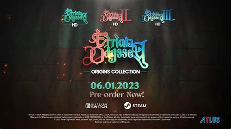 Etrian Odyssey Origins Collection Segadriven