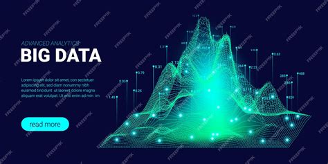Premium Vector Big Data Stream Analytics Information Motion