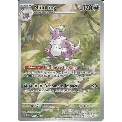 Pokemon Trading Card Game 174165 Nidoking Illustration Rare Card