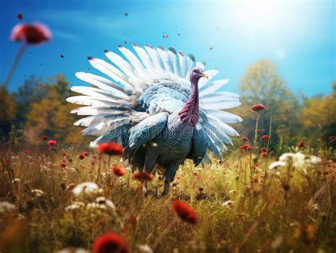 A Wild In An Open Field Of Grass Stock Illustration Illustration Of