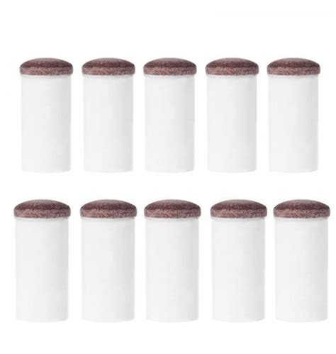 당구큐대 5pcs 미끄러짐 당구 큐 끝 플라스틱 스누커 깃봉 부속품 티몬