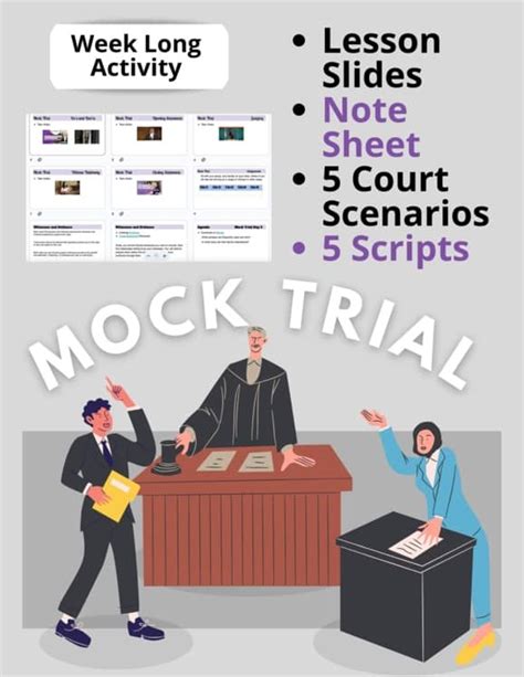 Mock Trial Lesson Slides And Trial Materials By Lets Love Learning