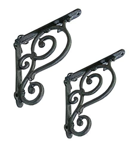 Nach Decorative Scroll Shelf Bracket Wall Mount Brackets Pack Of 2 Js 90 059