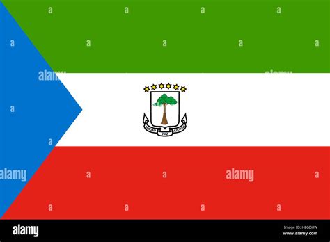 Bandera de guinea ecuatorial vector Imágenes vectoriales de stock Alamy