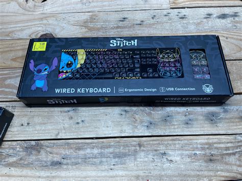 Lot New Disney Stitch Wired Keyboard