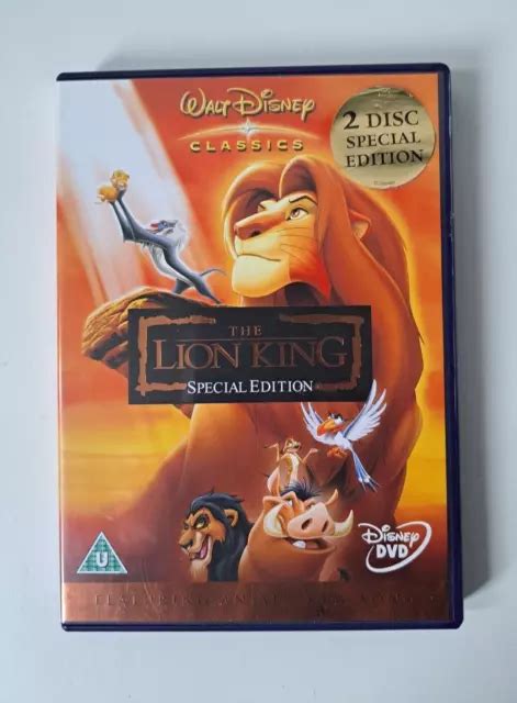 Walt Disney Classics The Lion King Special Edition 2 Disc Dvd £099