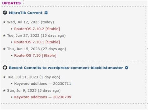 Rss For Keeping Up With Mikrotik Updates · The New Leaf Journal