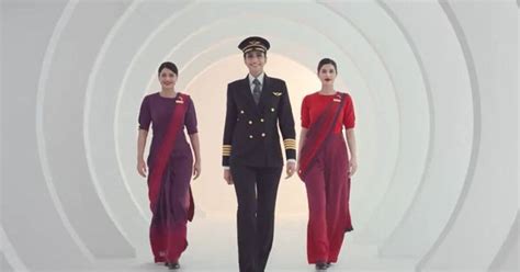 Air Indias New Uniforms Designed By Manish Malhotra Draws East Meets